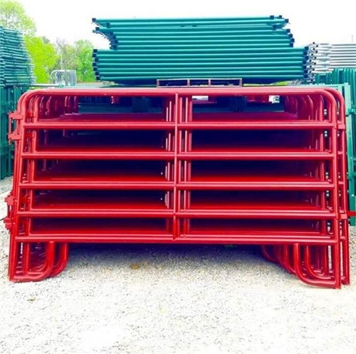 5' High Powder Coated Corral Panel With J Legs